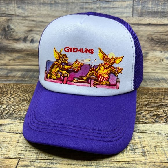 Unbranded | Accessories | Gremlins Mens Trucker Hat Purple Snapback ...